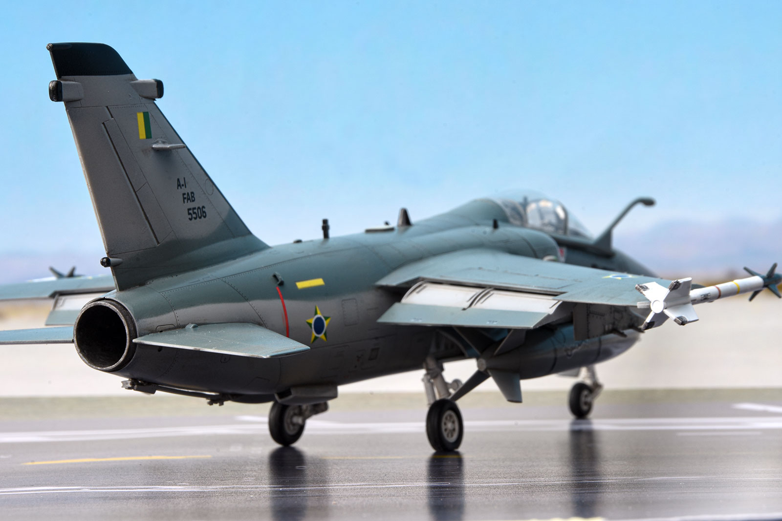 Embraer AMX A-1a Ground Attack Aircraft, Brazilian Airforce, 1:48 ...